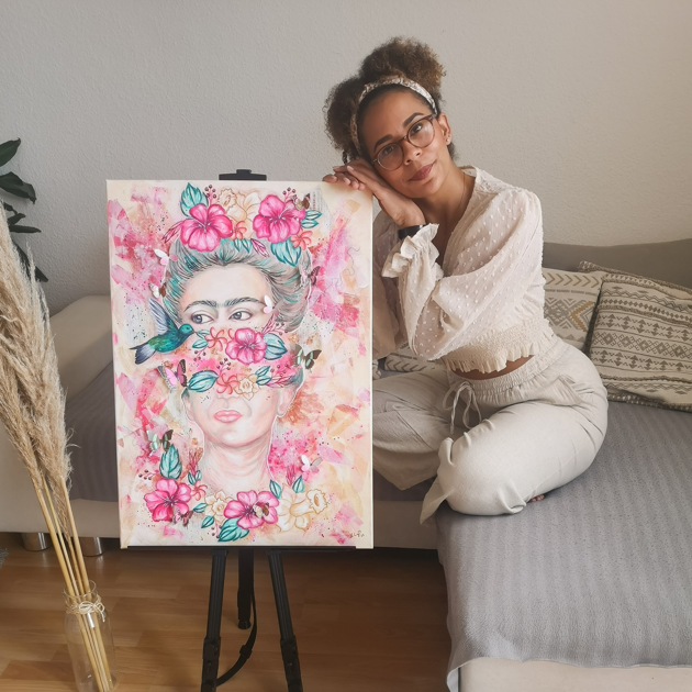 Buche spannende Malkurse mit Natalie Lang | ArtNight